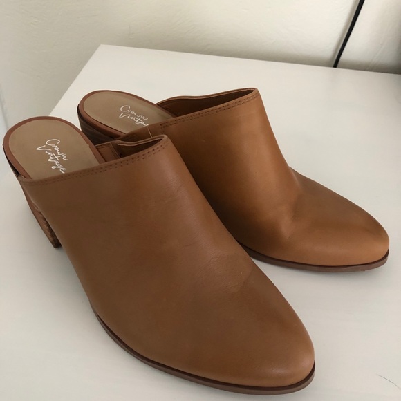 Crown Vintage | Shoes | Brown Mules | Poshmark